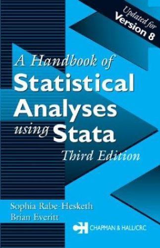 Handbook of Statistical Analyses Using Stata by Brian Everitt and ...