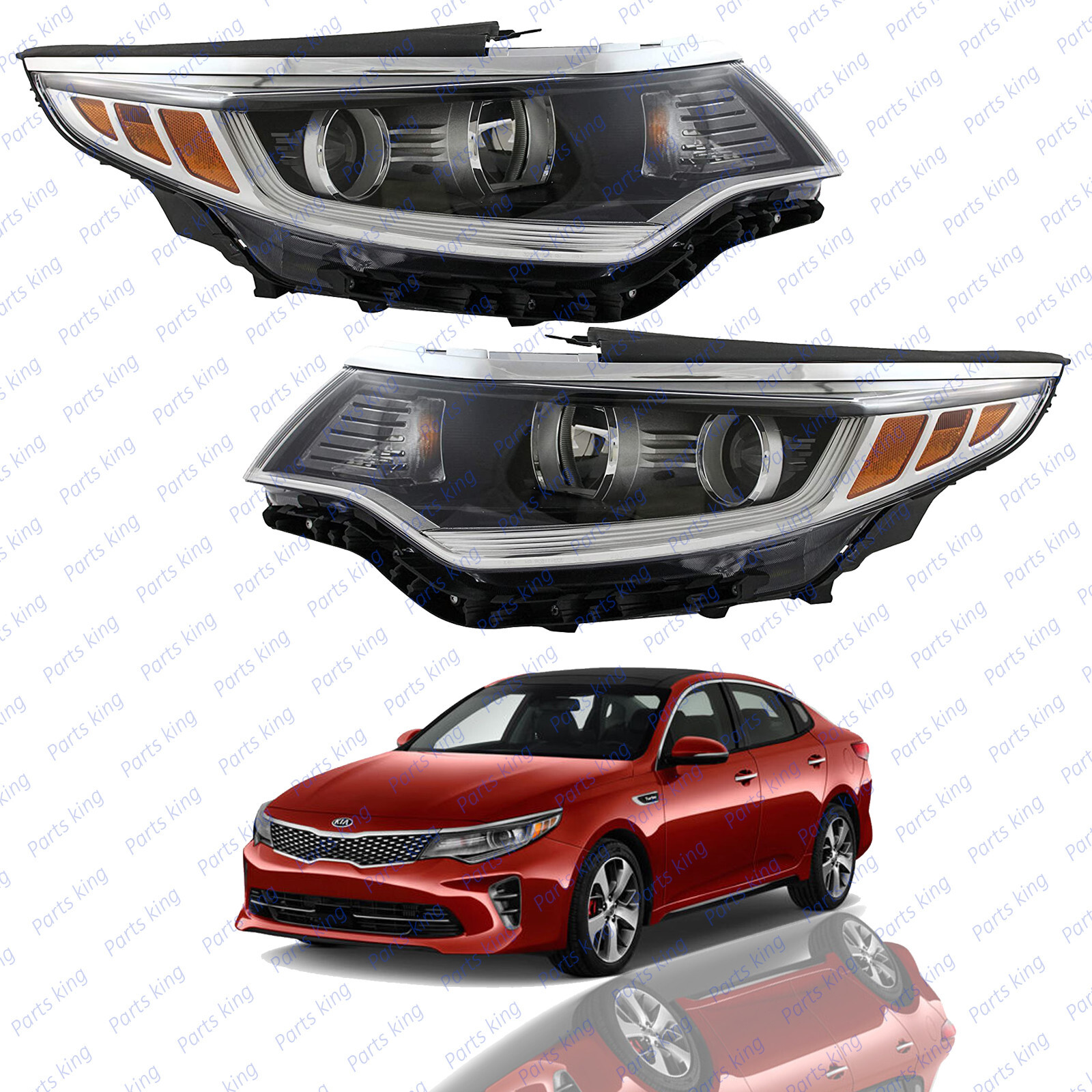 For 2016 2017 2018 Kia Optima Headlight Left Right 92101D5000 ...