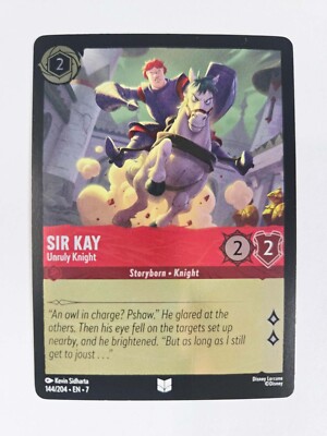 Sir Kay Unruly Knight FOIL 144/204 - Archazia's Island Lorcana | eBay