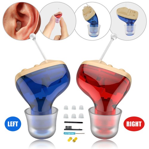 Digital Mini Hearing Aids Invisible In Ear Small Sound Voice Amplifier ...