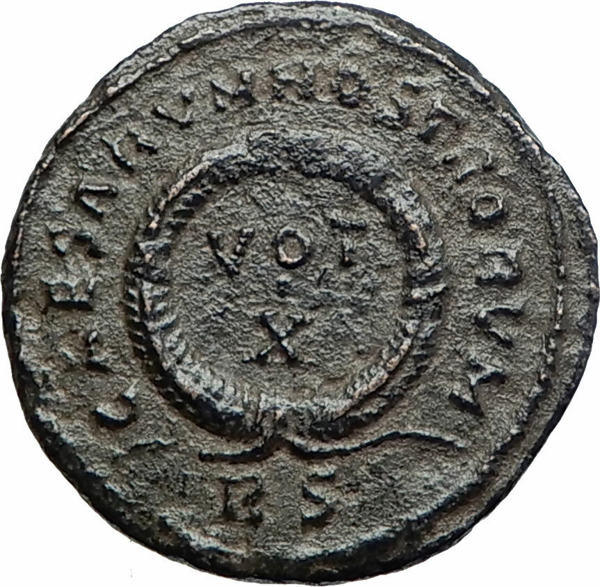 CRISPUS Caesar Constantine the Great son 320AD Ancient Roman Coin ...