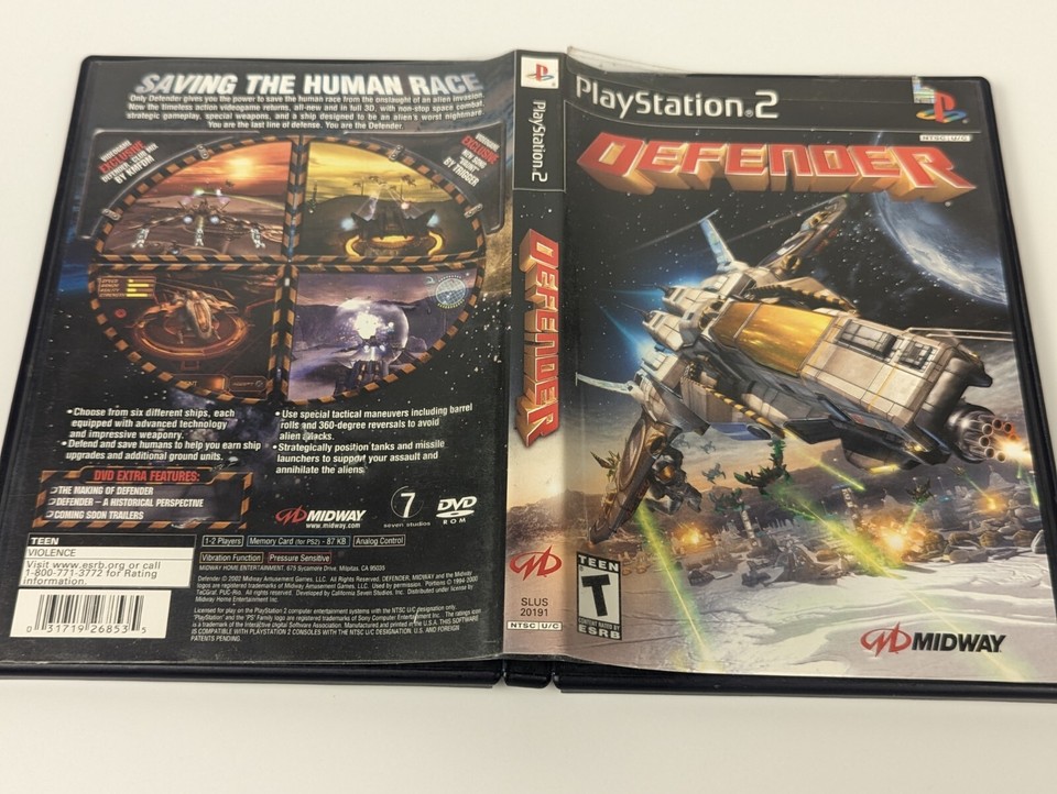 Defender! (Sony PlayStation 2) PS2 Complete W/ Manual & Registration ...