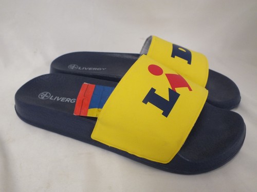 Lidl Sliders Slides Sandals Flip Flops Livergy Size 8 - New (Bec) | eBay UK