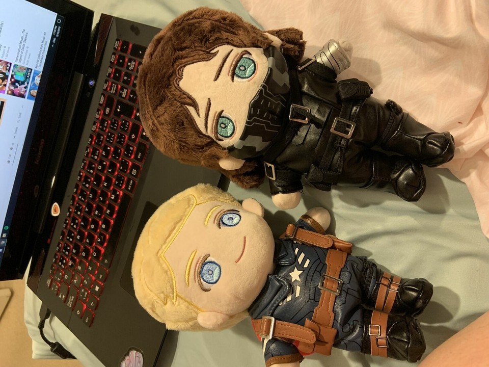 Marvel The Avengers Captain America Steve Bucky Plush 20cm Doll Toy ...