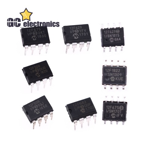 Microcontroller PIC12F683-I/P PIC12F629 PIC12F508 PIC12F1822-I/SN ...