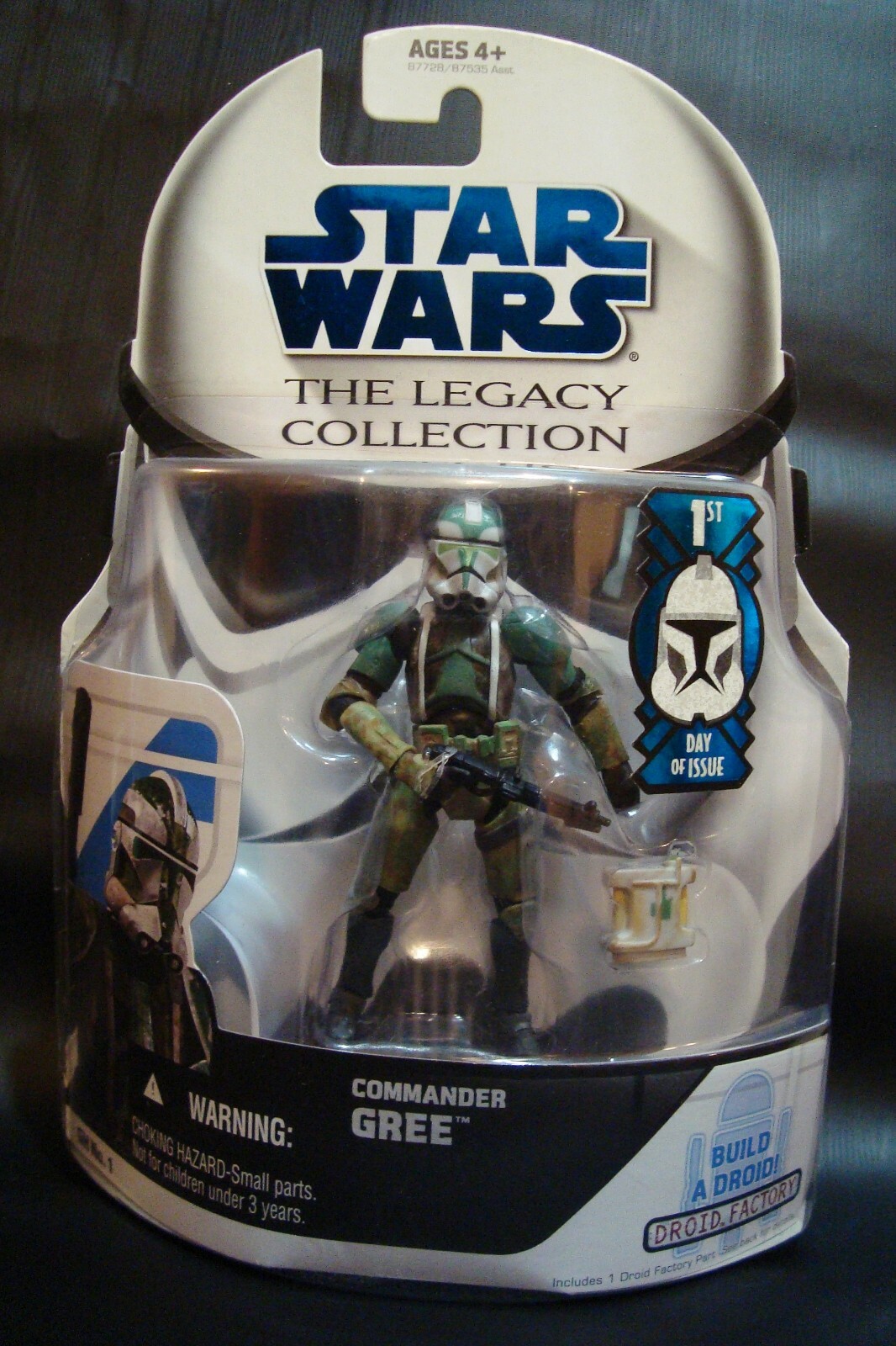 STAR WARS LEGACY COMMANDER GREE GH1 DROID FACTORY BAD R4-D6 1ST DAY ...