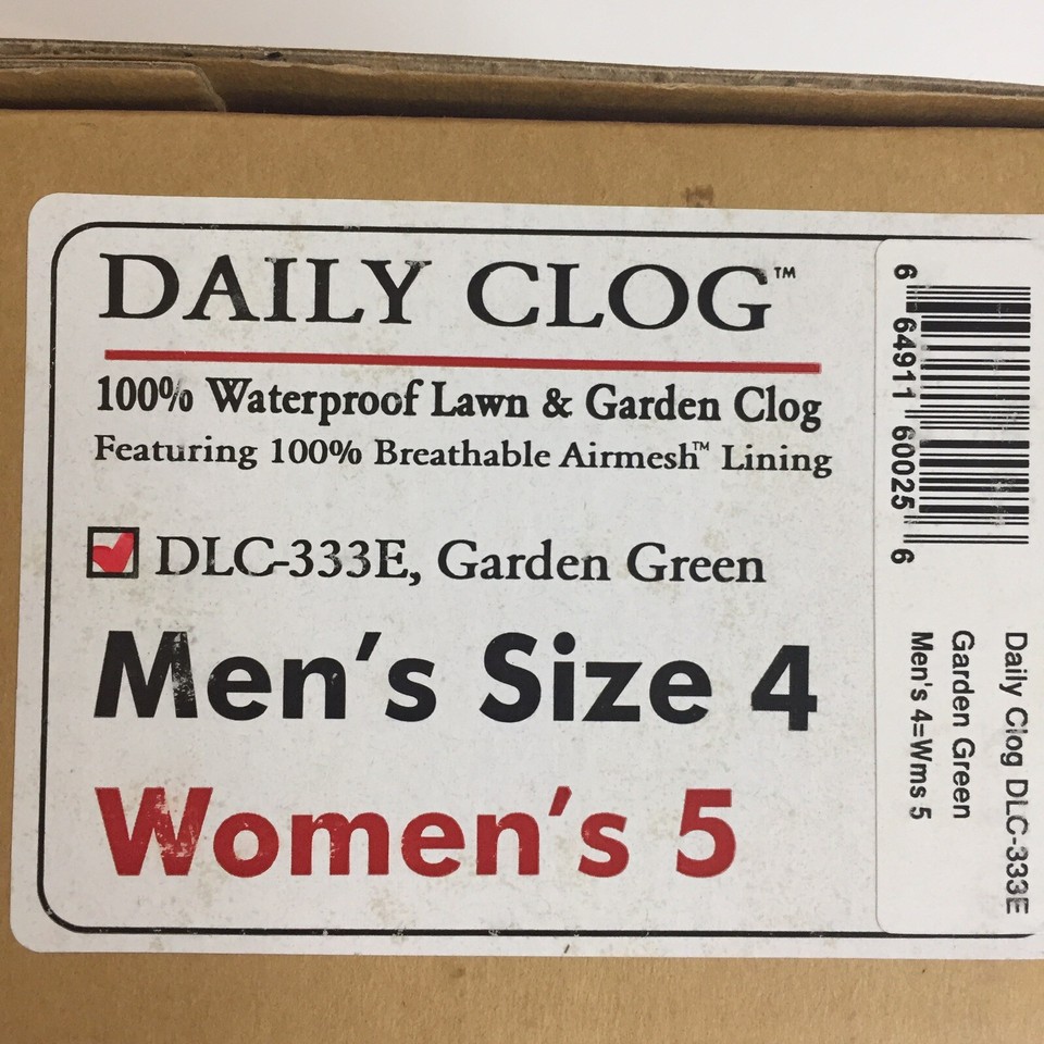 Muck Boot® Clogs Daily Lawn & Garden Clogs DLC-333E Garden Green Women ...