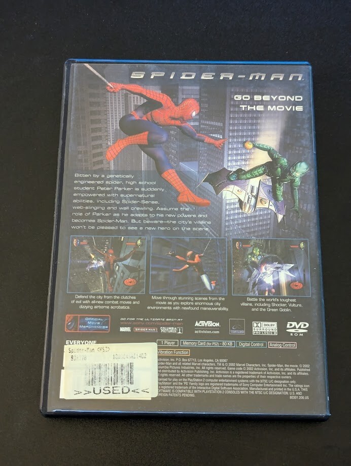 Spiderman PlayStation 2 PS2 Black Label Complete With Manual CIB | eBay
