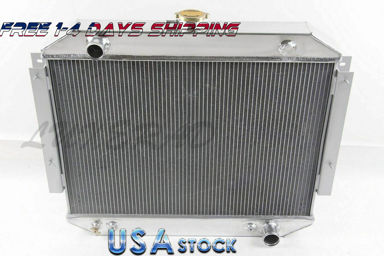 3 Row Aluminum Radiator For 70-78 Dodge D100/200/300 W150/200 Pickup ...