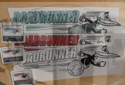 Roadrunner Vintge 1960's Travel Trailer Reproduction Decal Ephraim, UT ...