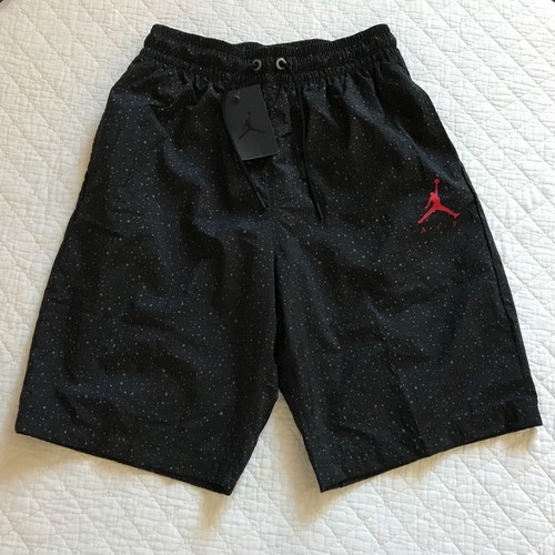 Nike Air Jordan Pool Side Training Swimming Shorts Men’s SZ S Black ...