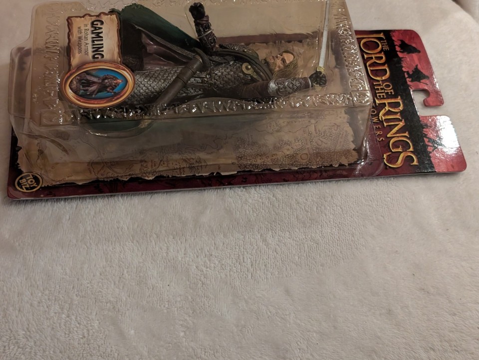 LOTR The Two Towers Gamling Rohan Royal Guard Figure Toy Biz 2004 New ...