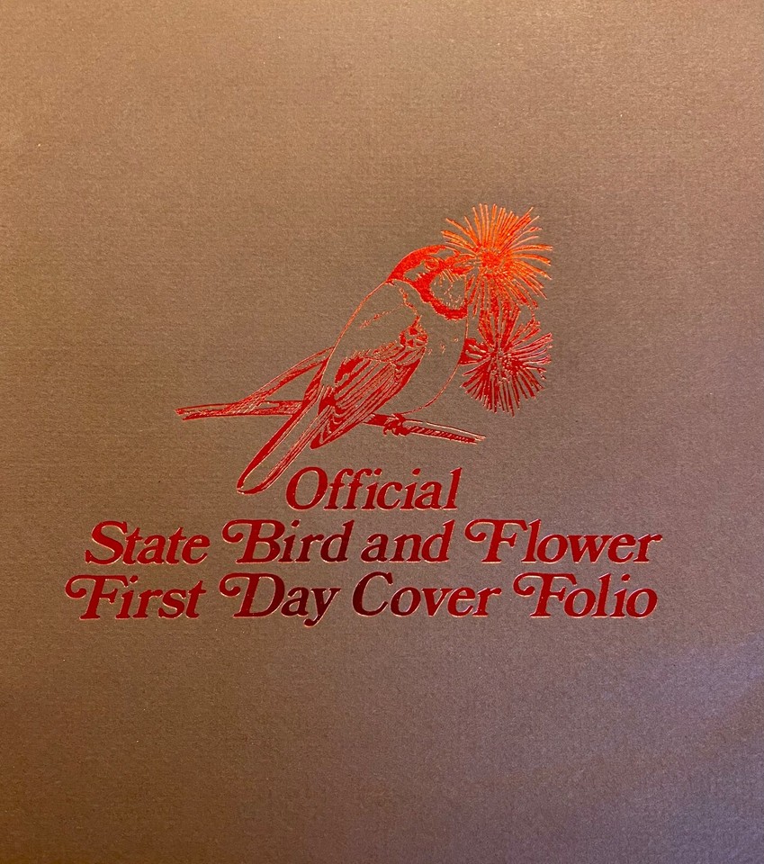 CA Official State Bird/Flower 1st Day Issue Folio/Envelope 50 Stamps ...