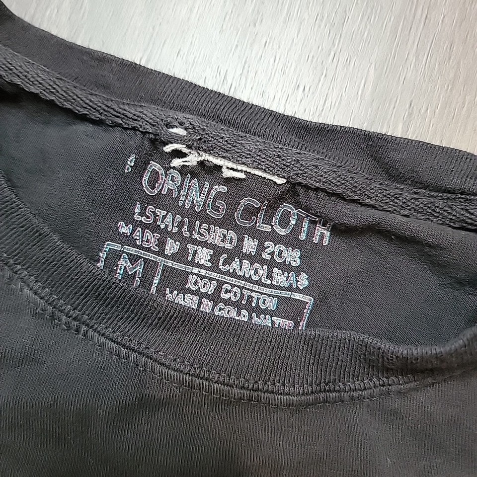 Boring Cloth Jordan Hanging Shoes Print Men Sz M Black Long Sleeve ...