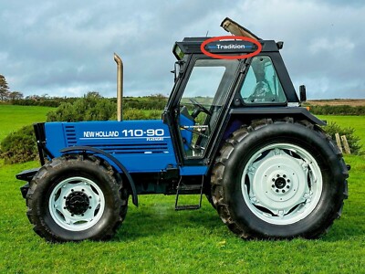Fiat Agri New Holland Tradition tractor cab stickers / decals | eBay UK