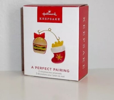 New HALLMARK Keepsake mini ornament 2023 A Perfect Pairing - Burger ...