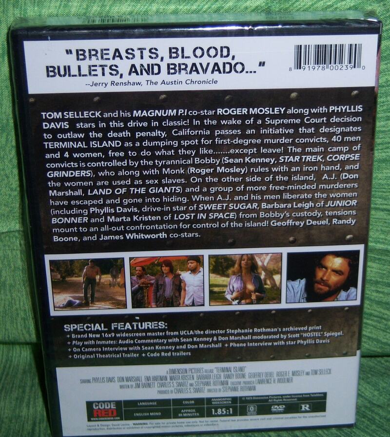 NEW RARE OOP CODE RED TOM SELLECK PHYLLIS DAVIS TERMINAL ISLAND MOVIE ...