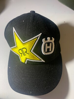 Rock Star Hat Youth Cap Snap Back Black Gold Pre-Owned HT5+60 | eBay