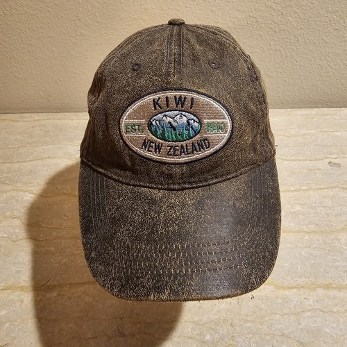 New Zealand Kiwi Hat Cap Halifax Souvenir Adjustable Strap back Washed ...