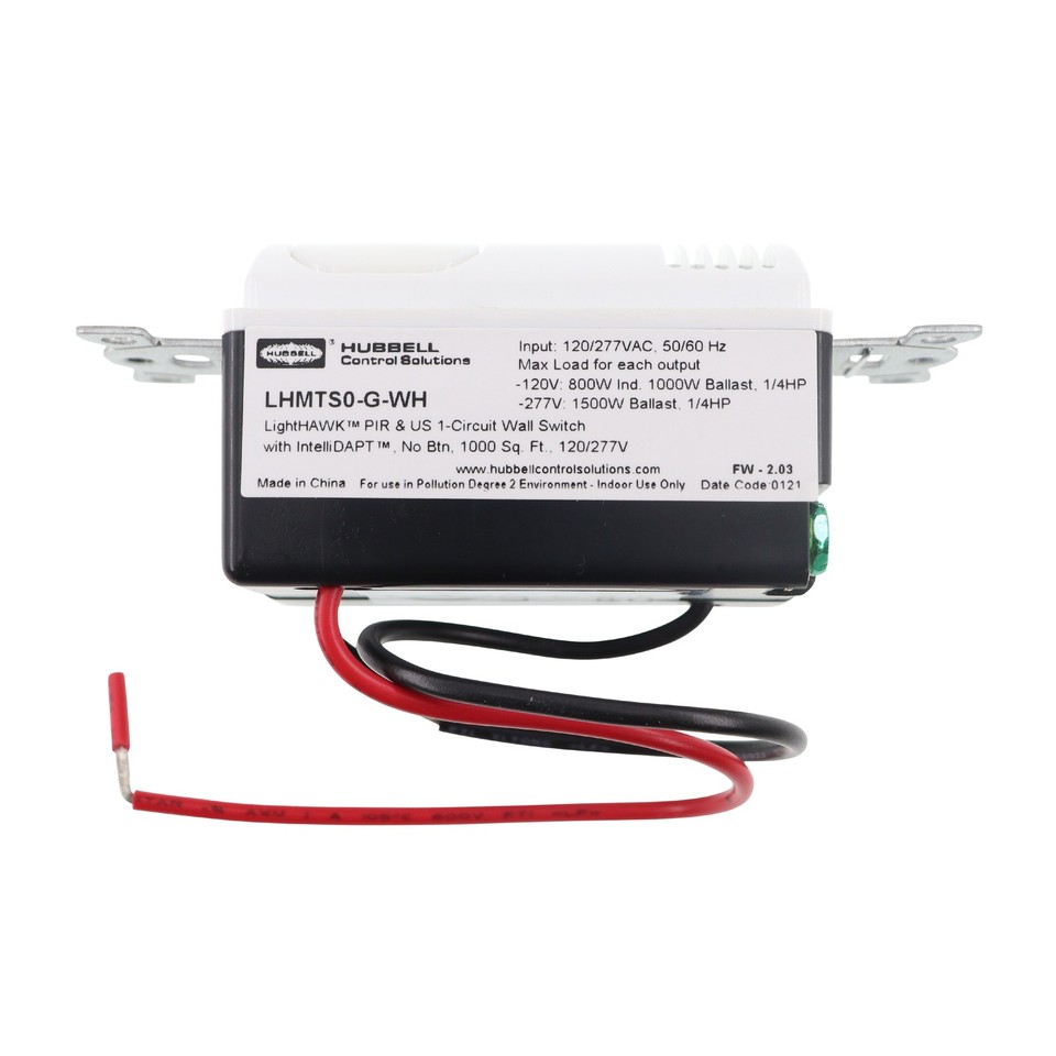 HUBBELL LHMTS0-G-WH LIGHTHAWK OCCUPANCY SENSOR, 120/277V, WHITE | eBay UK