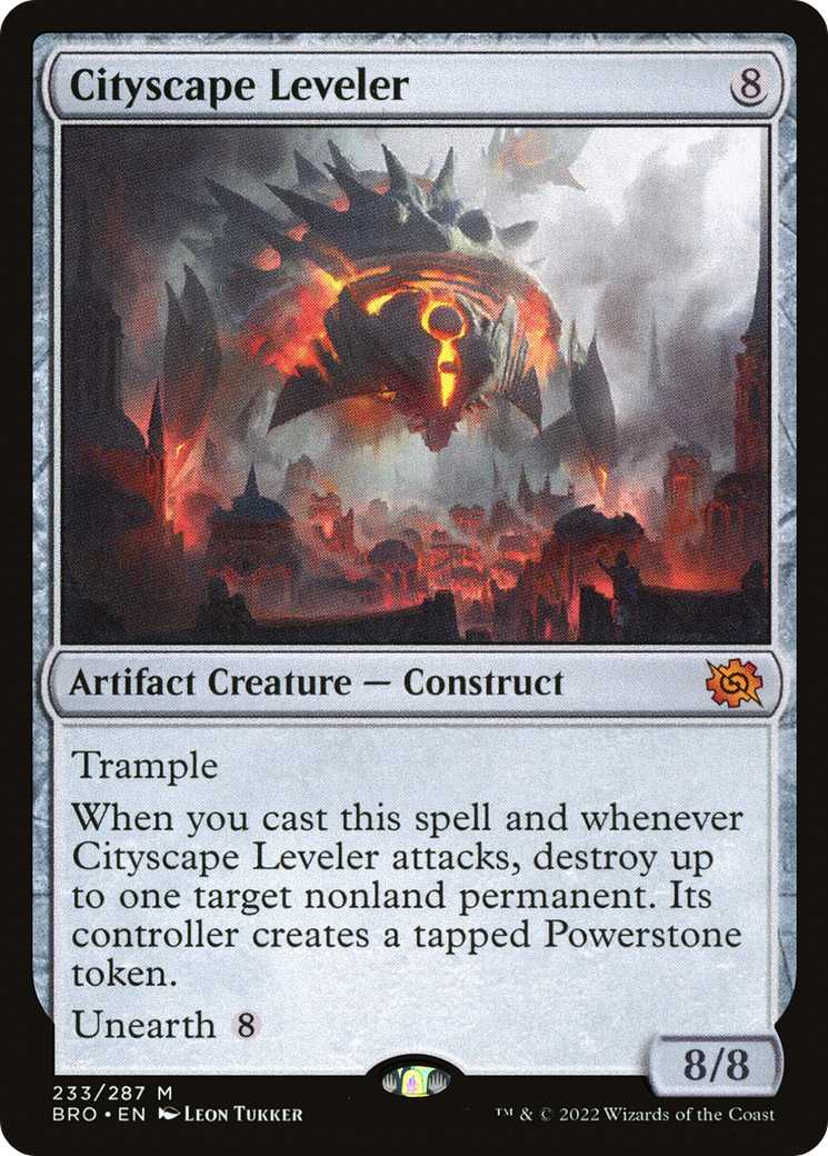x1 Cityscape Leveler BRO MTG 233 MYTHIC M/NM 1x | eBay