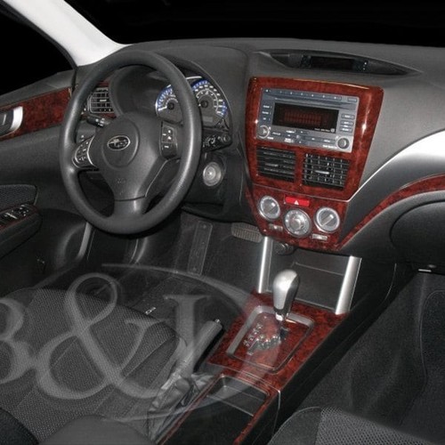 For Subaru Forester 11-13 B&I 3D052A1-SPW Combo Honey Burl Large Dash ...