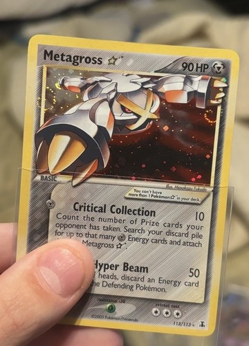 Metagross Gold Star Ultra Rare Double Swirl Delta Species 💫DOUBLE SWIRL ...