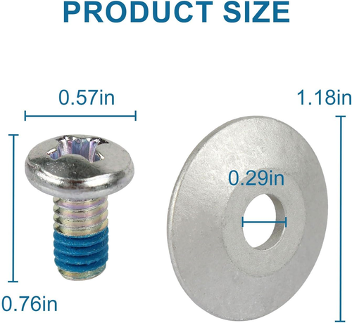 948-0389 Steering Rod Cap Washer and Screw Replacement Parts for MTD ...