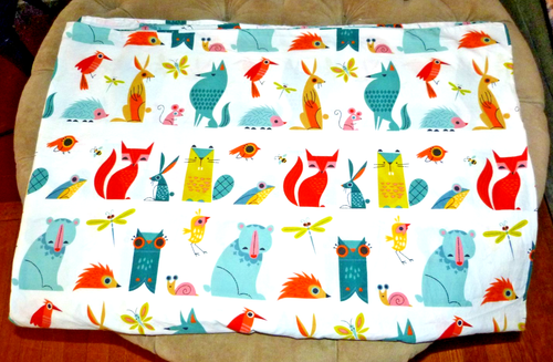 IKEA LATTJO Woodland Forest Animals Twin Duvet Cover Owl Fox Bear ...