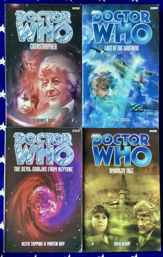 DOCTOR WHO THIRD DOCTOR BBC BOOKS BUNDLE / JOBLOT, 4 BOOKS, GOOD ...