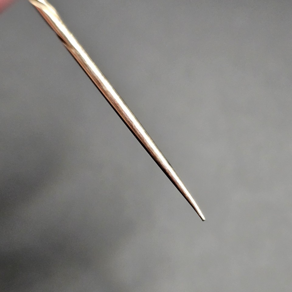 Antique Gold? Banded Agate Stick Lapel Pin 6.3g | eBay UK