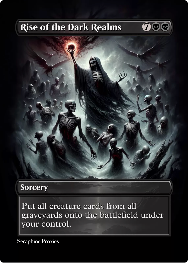 Rise of the Dark Realms - High Quality Altered Art Custom Cards | eBay