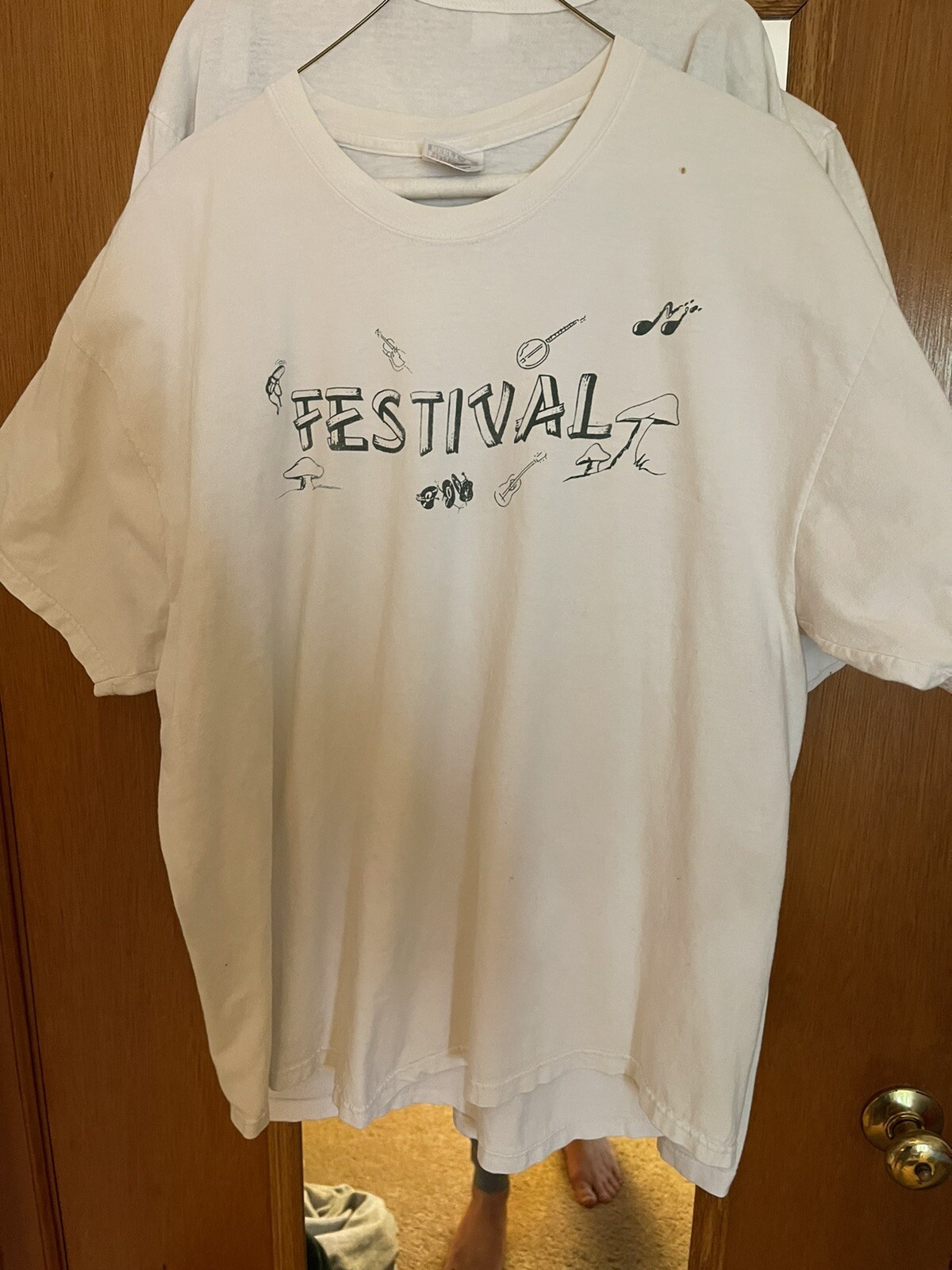 Men's Vintage 90s Leftover Salmon Jam Band Concert T … - Gem