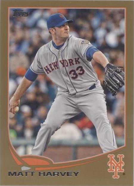 2013 Topps Mini - Matt Harvey #577 Gold /62 for sale online | eBay