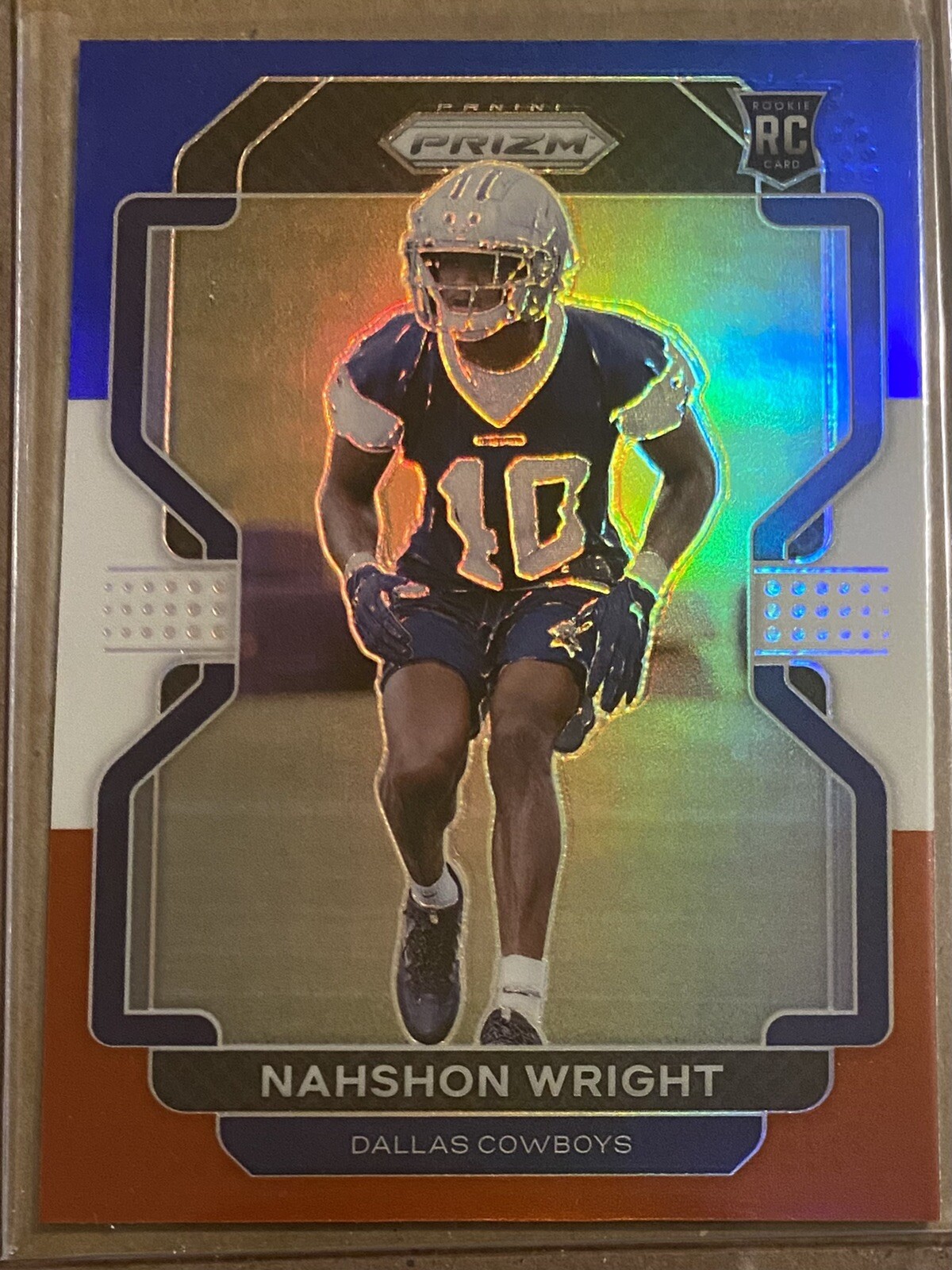 Nahshon Wright RC 2021 Panini Prizm #438 Red White & Blue Prizm | eBay