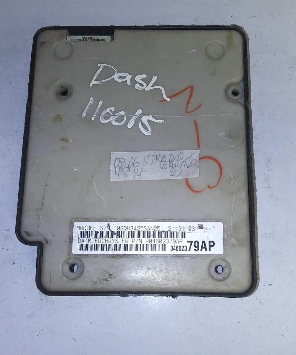 Body Control Module Location 2004 Stratus Modules For 2004 Dodge