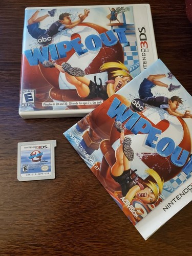Wipeout 2 (Nintendo 3DS, 2012) Tested CIB/ Complete/ Case, Game and ...