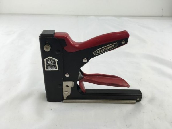 Vintage Sears Craftsman Dual Compression Staple Tacker 96847 Made USA ...