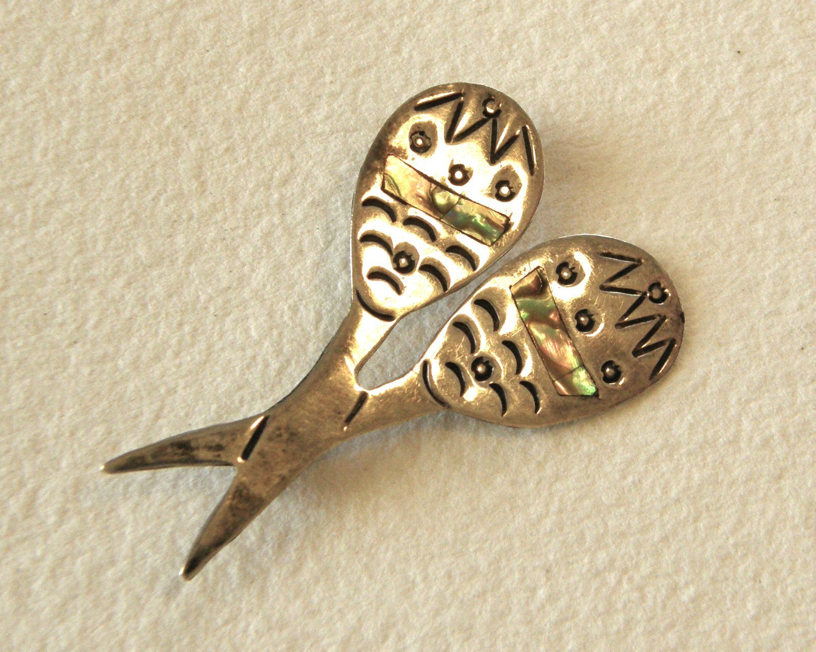 Vintage Sterling Silver 925 Mexico Melicio Rodriguez Maracas Brooch Pin ...