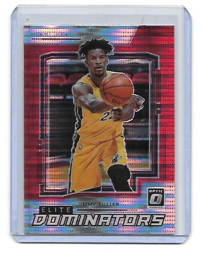 2021-22 Donruss Optic Jimmy Butler Elite Dominators Red Pulsar Prizm | eBay