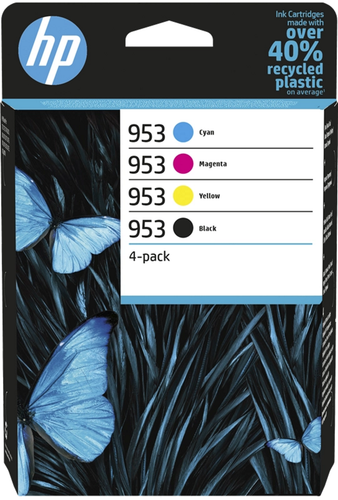 Original HP 953 Multipack Schwarz Cyan Magenta Gelb 6ZC69AE Set Tinte ...