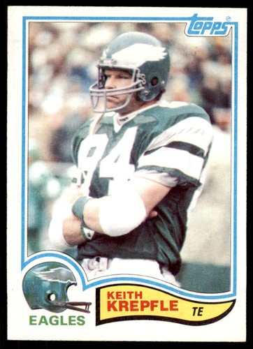 1982 TOPPS KEITH KREPFLE PHILADELPHIA EAGLES #449 | eBay