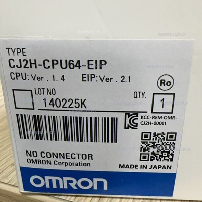 OMRON CJ2H-CPU64-EIP PLC 2 CPU units Module industrial equipment in Box ...