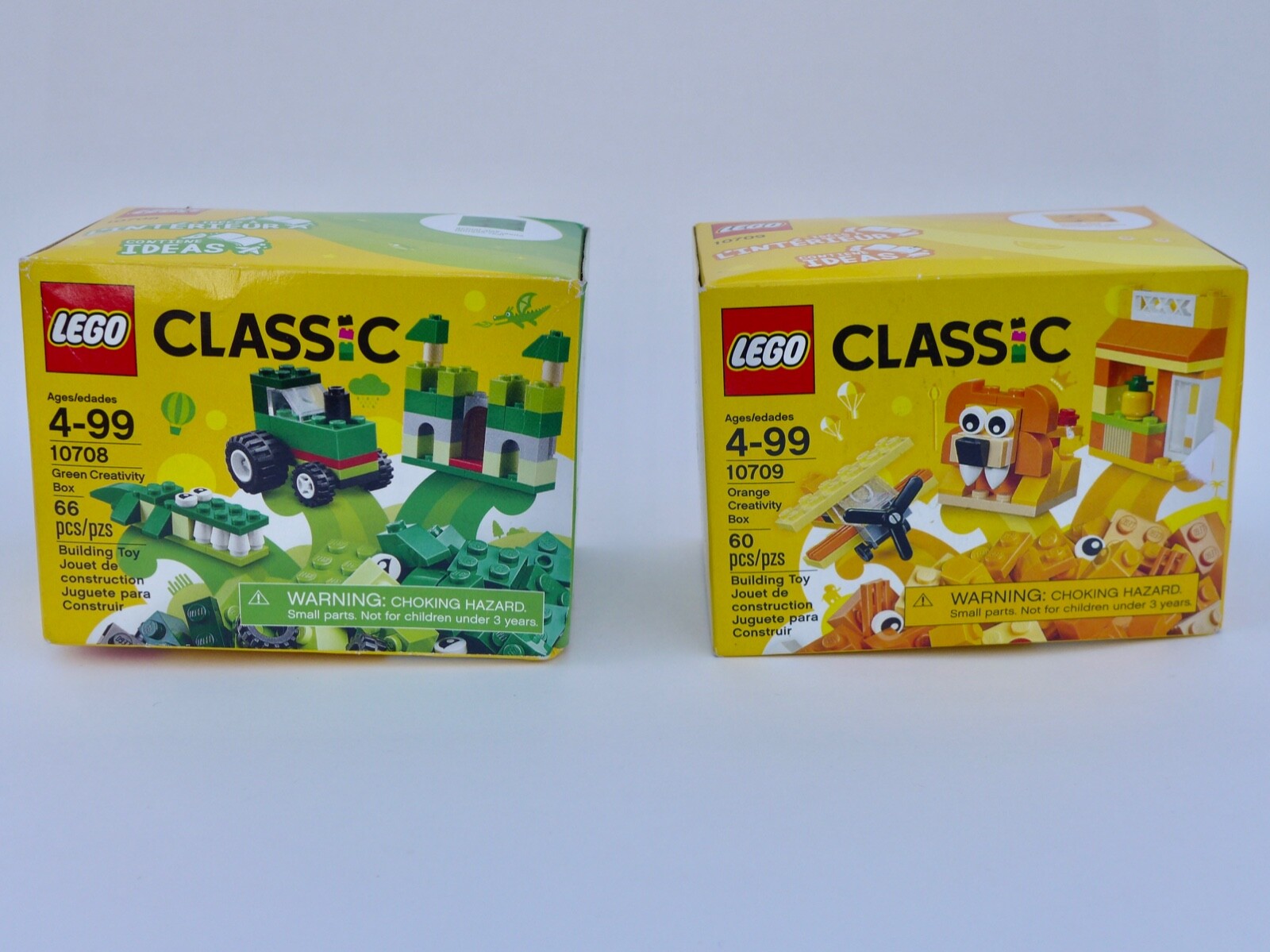 Lego Classic Yellow 10709 and Green 10708 60 pc each NIB | eBay