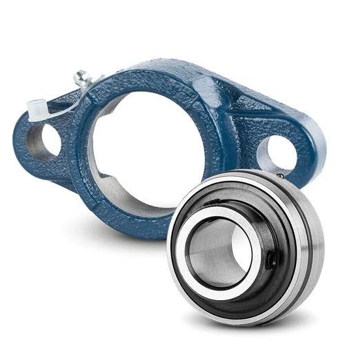 UCFL205 25MM Bore Flanged 2 Bolt Oval Cast Iron Housed Bearing Unit ...