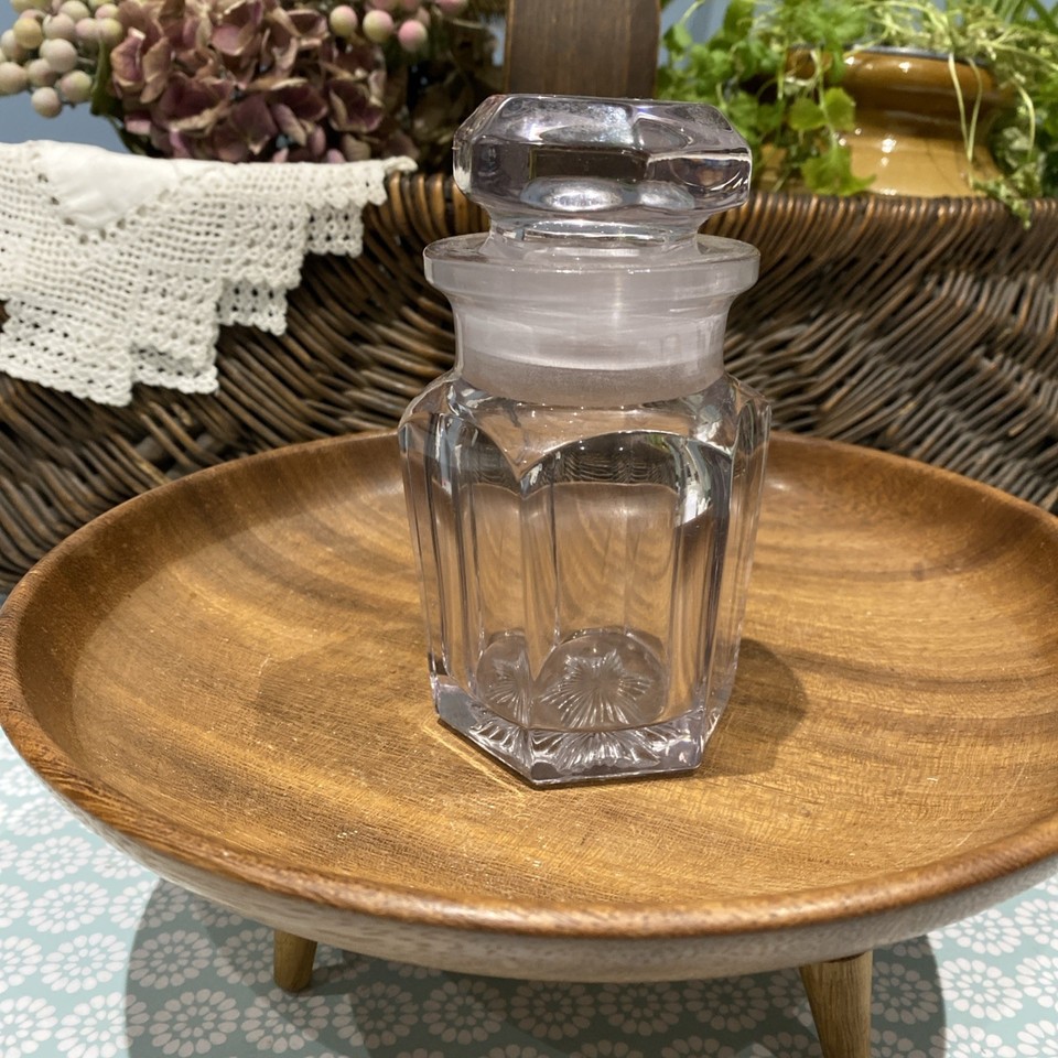 Antique Glass Storage Jar Lilac Hue . Heavy . Stunning | eBay UK