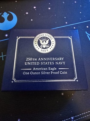 250th Anniversary United States Navy American Eagle One Ounce Silver ...