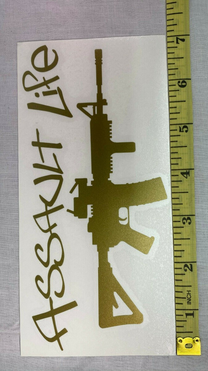 Assault Life Sticker Decal