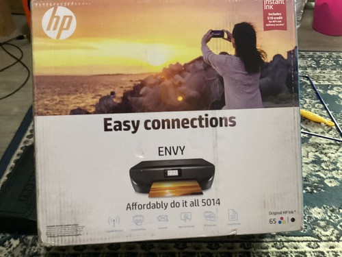 HP Envy 5014 All-In-One Printer - Black for sale online | eBay