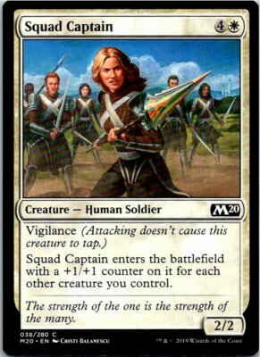 Squad Captain Magic The Gathering 2020 Core Card Mint | eBay